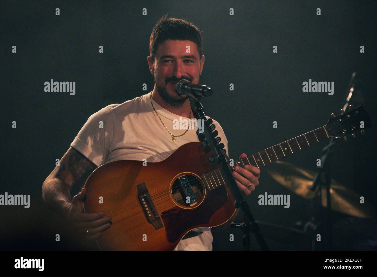 November 14, 2022: Marcus Mumford, the lead singer of Mumford And Sons, performs a sold out show ...