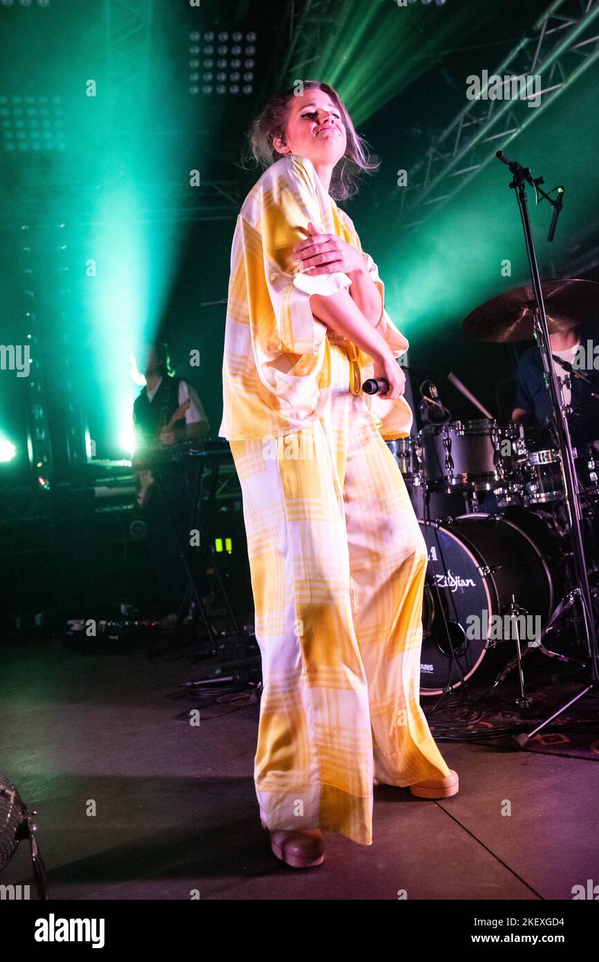 Milan Italy. 14 November 2022. The Belgian singer-songwriter Sanne ...