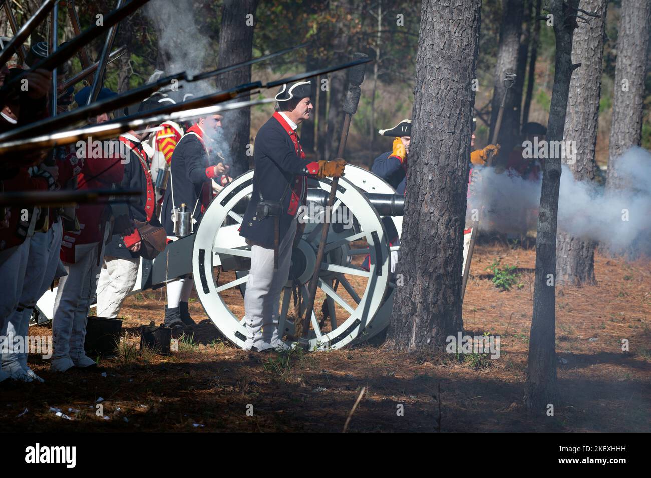 Kershaw, South Carolina, USA. 13th Nov, 2022. Revolutionary War buffs ...
