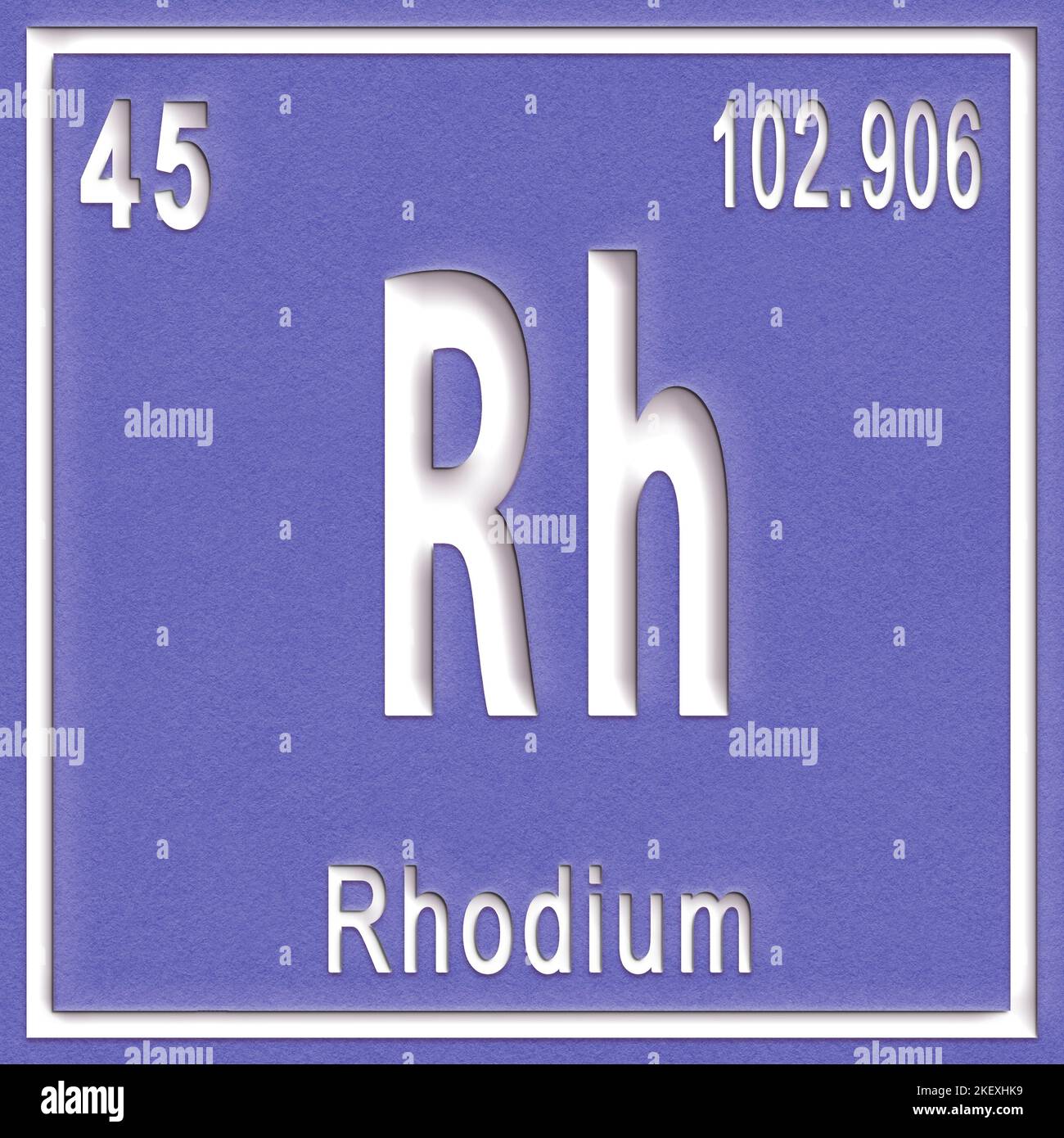 Rhodium Element Symbol