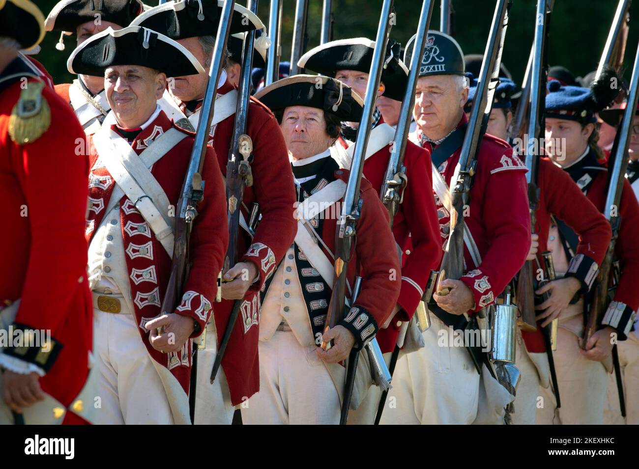 Kershaw, South Carolina, USA. 13th Nov, 2022. Revolutionary War buffs ...