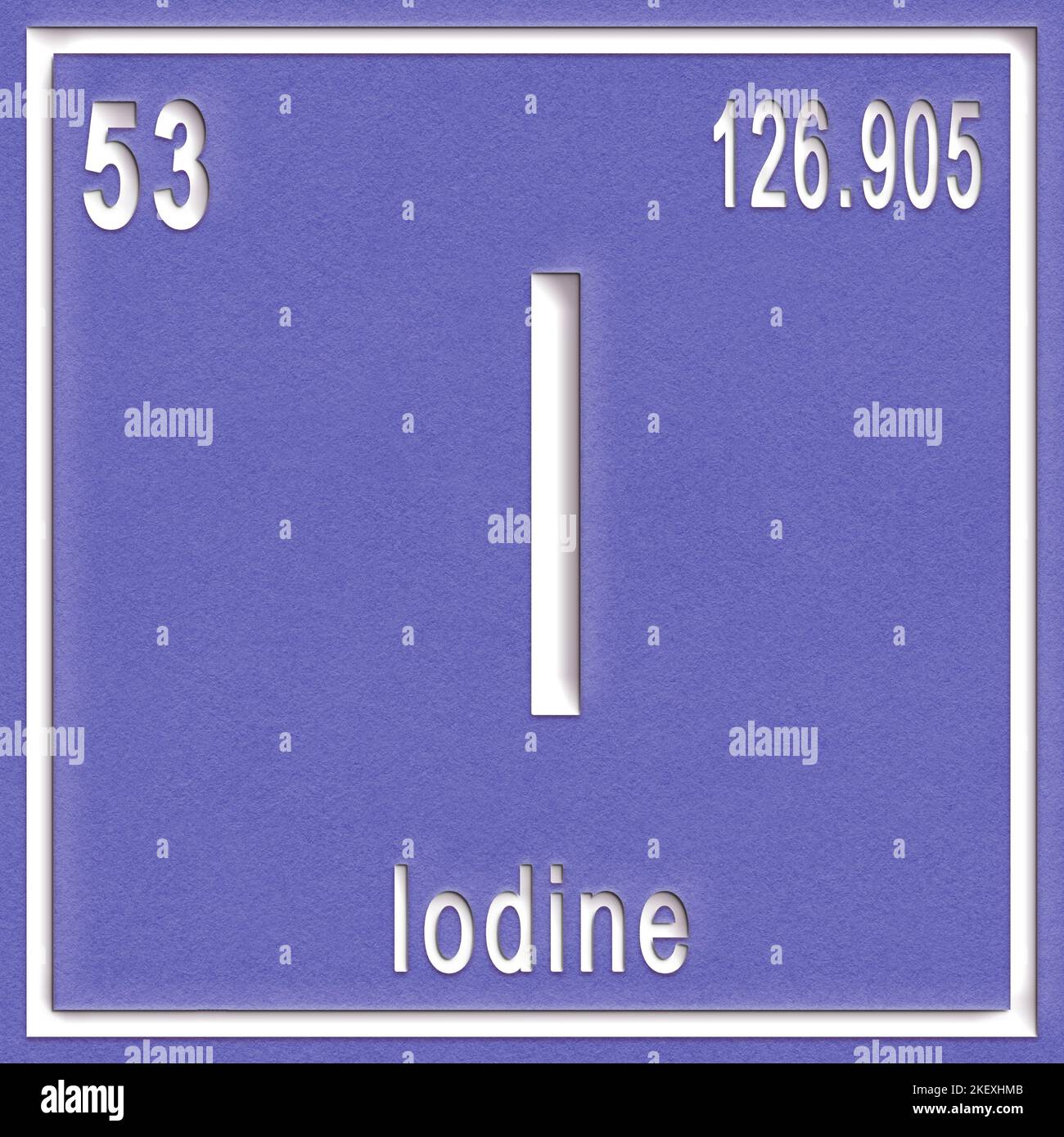 Iodine Element On Periodic Table