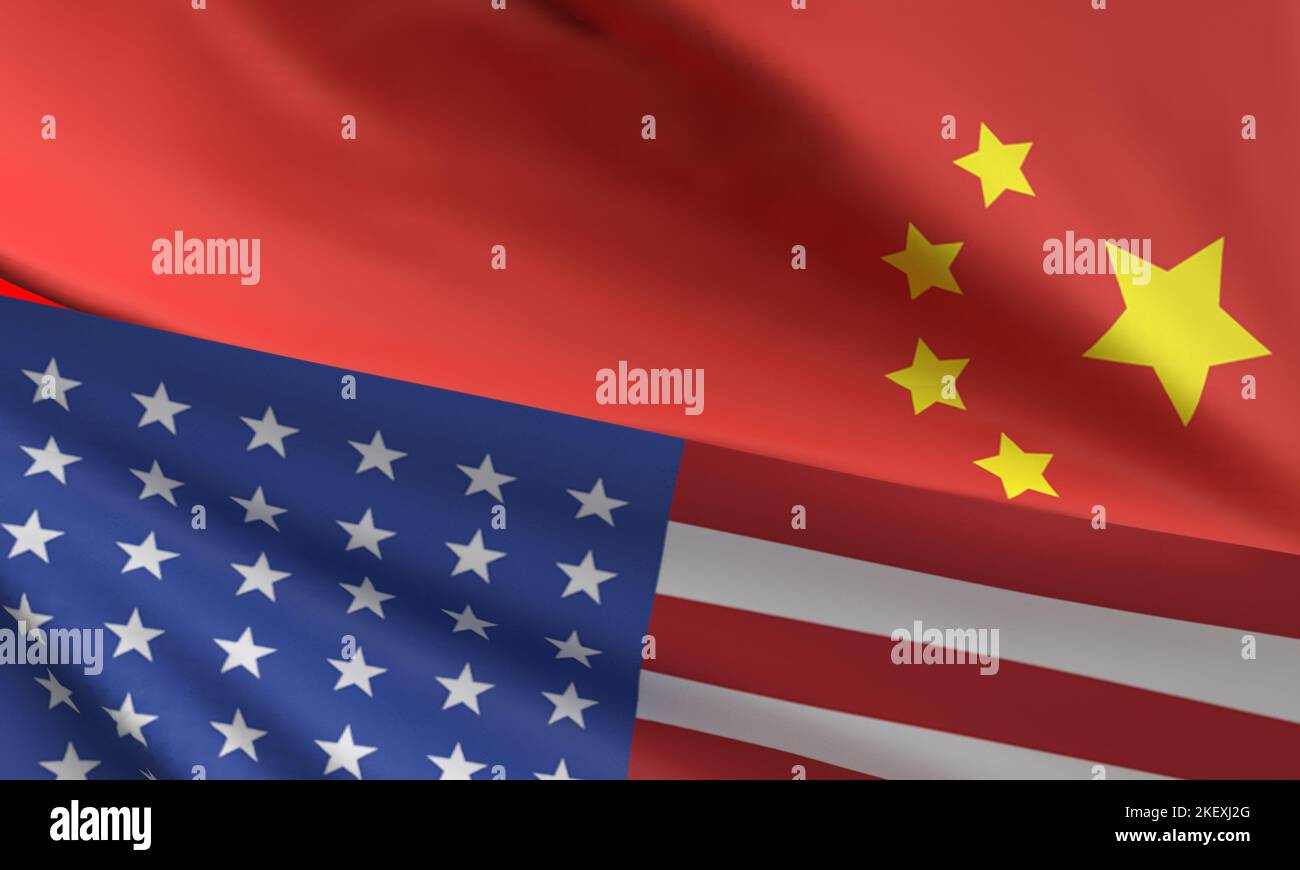 United state of america usa china asia flag country national symbol ...