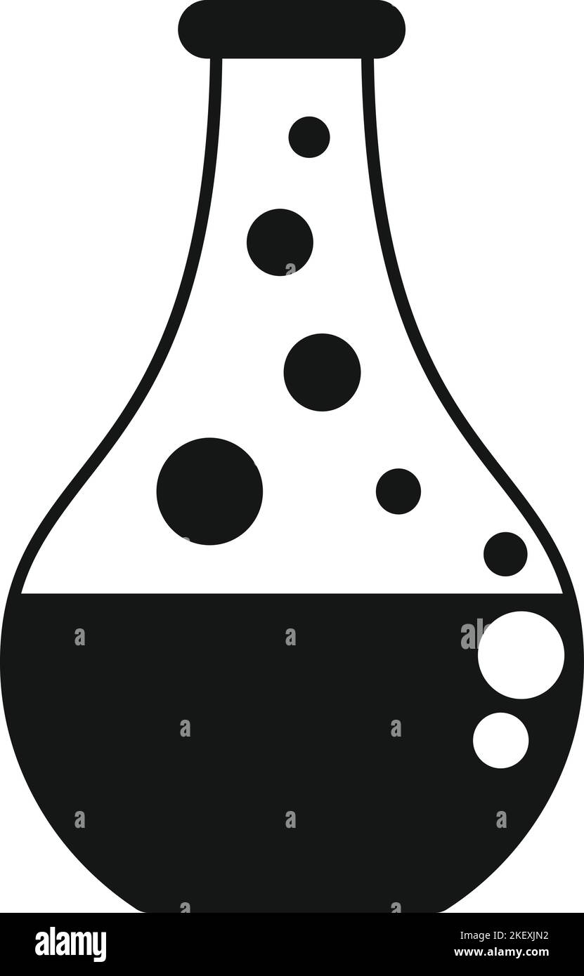 Chemical pot icon simple vector. Customer feedback. Review star Stock ...