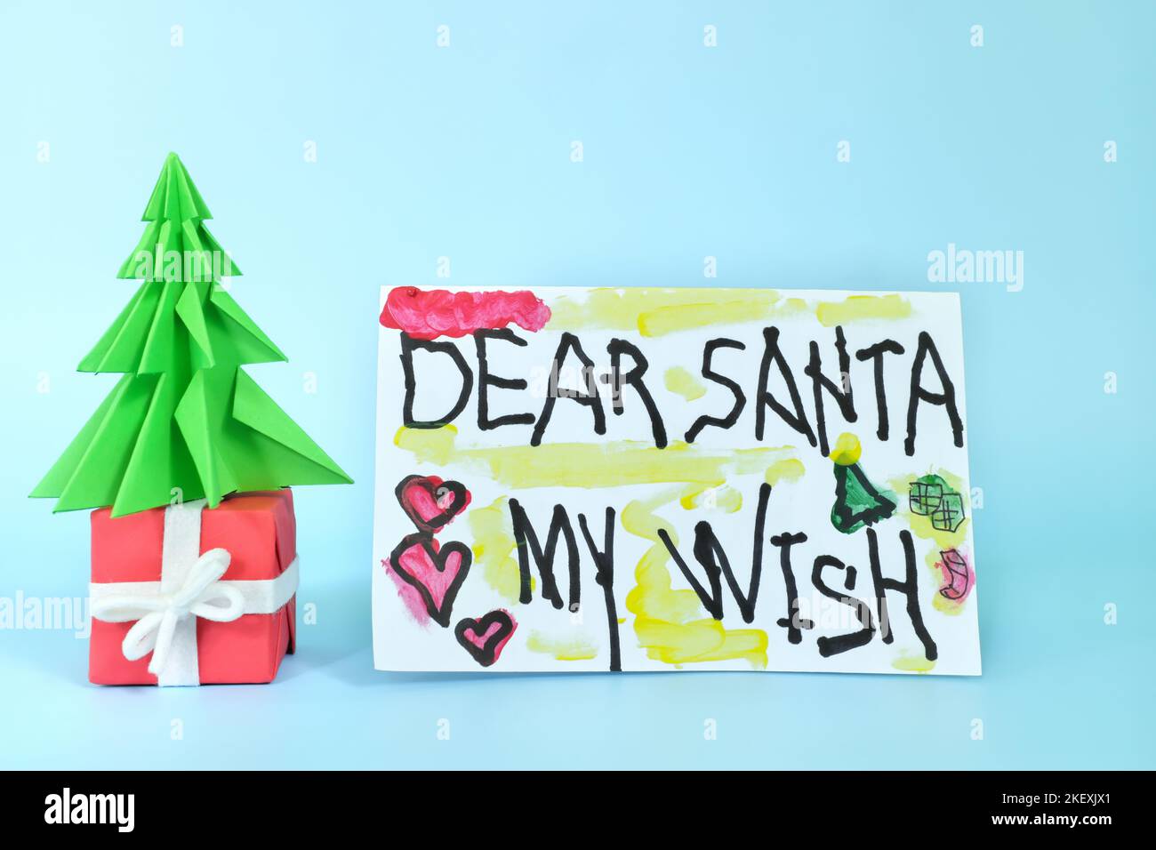 Children write letter santa claus hi-res stock photography and images ...