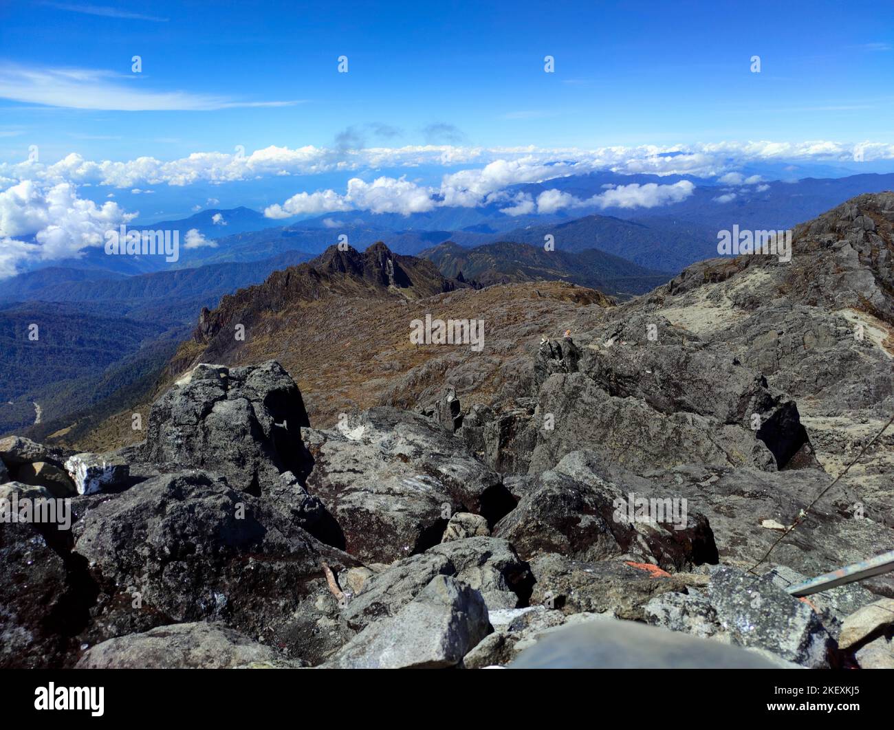 Mt Wilhelm views from Hiking Track Stock Photo - Alamy