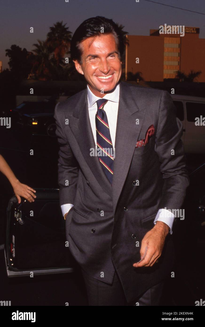 George Hamilton and at the Prime Time Book Party at Spago's Restaurant ...