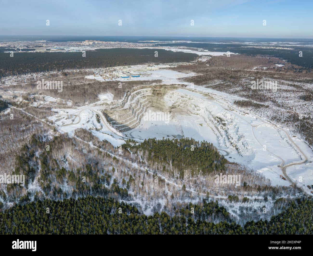 Russia mining truck snow hi-res stock photography and images - Alamy