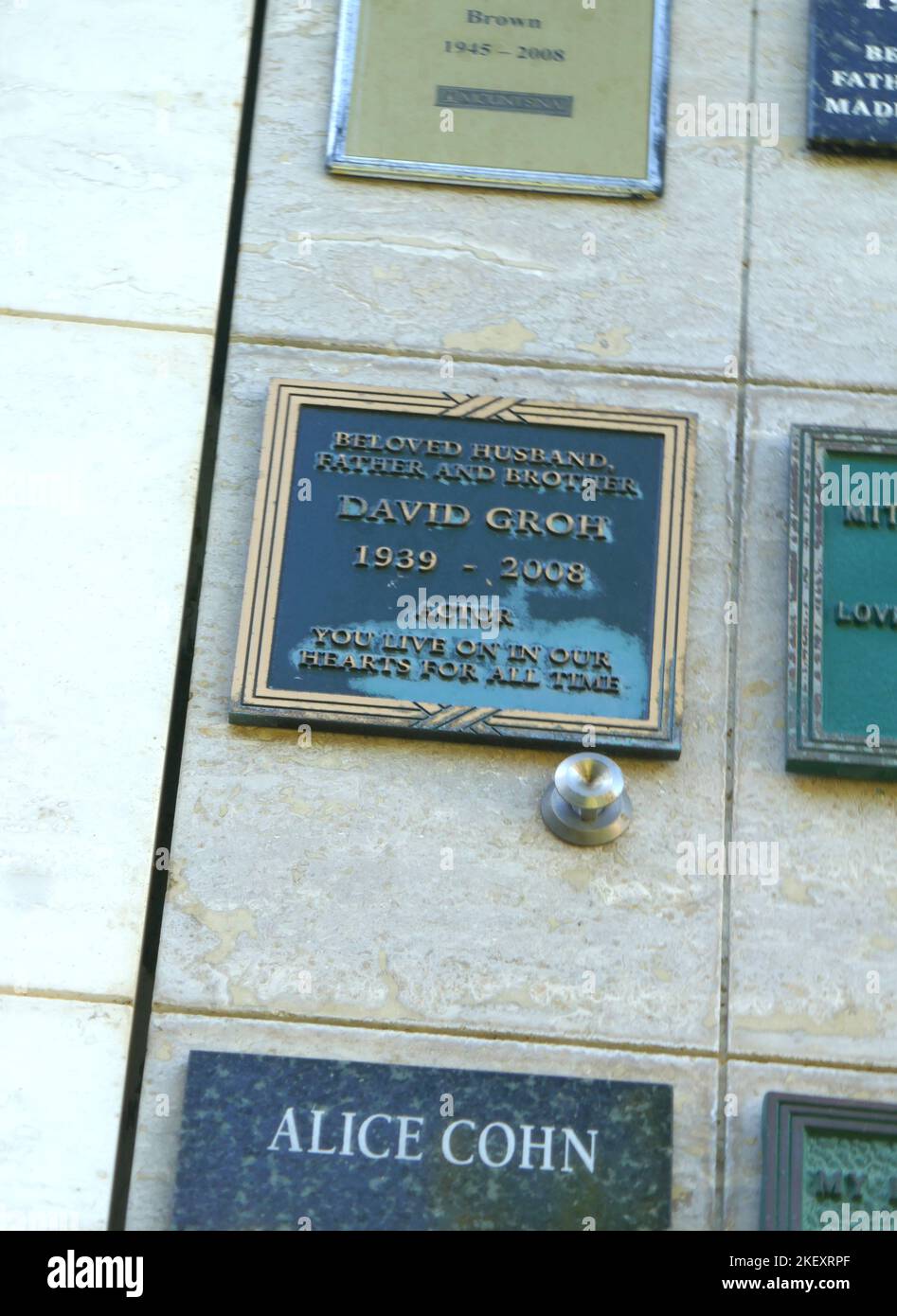 Los Angeles, California, USA 10th November 2022 Actor David Groh's ...