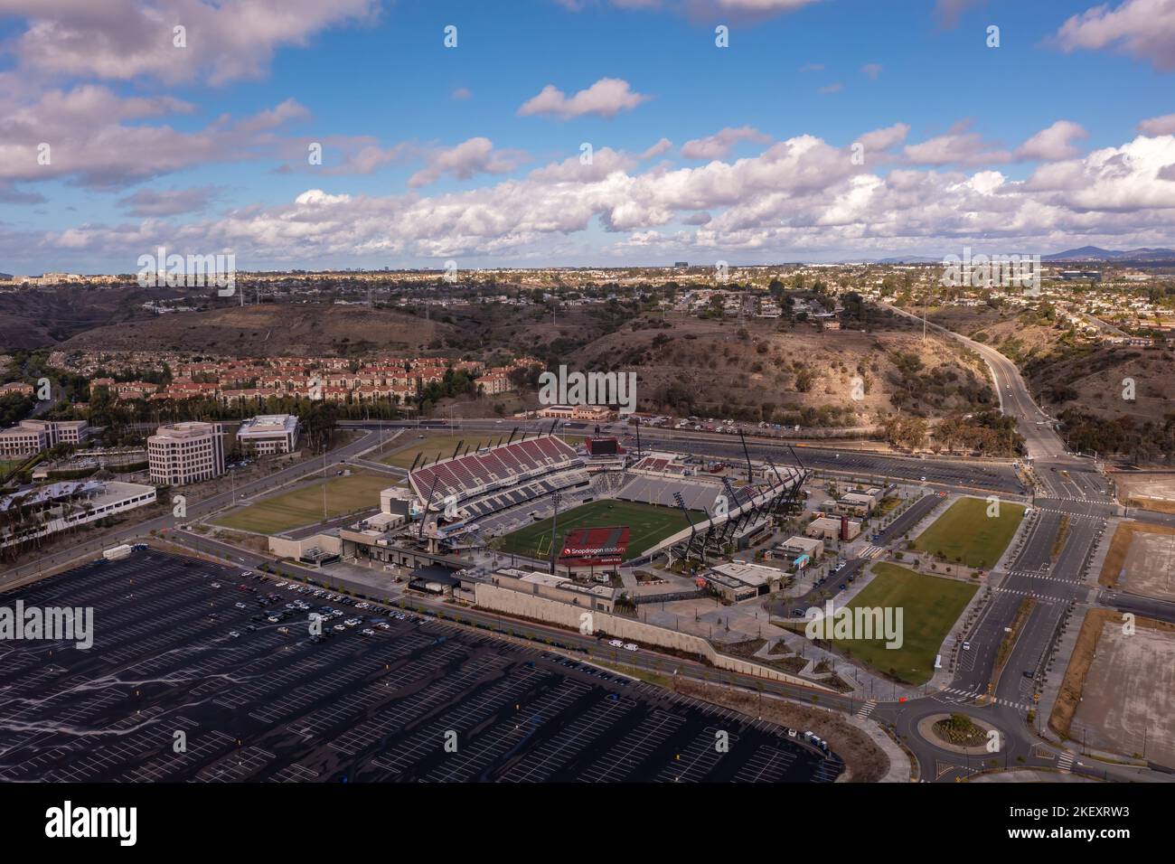 The new Snapdragon football stadium in San Diego, California Stock ...