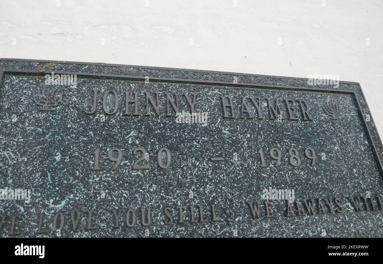 Los Angeles, California, USA 10th November 2022 Actor Johnny Haymer's ...