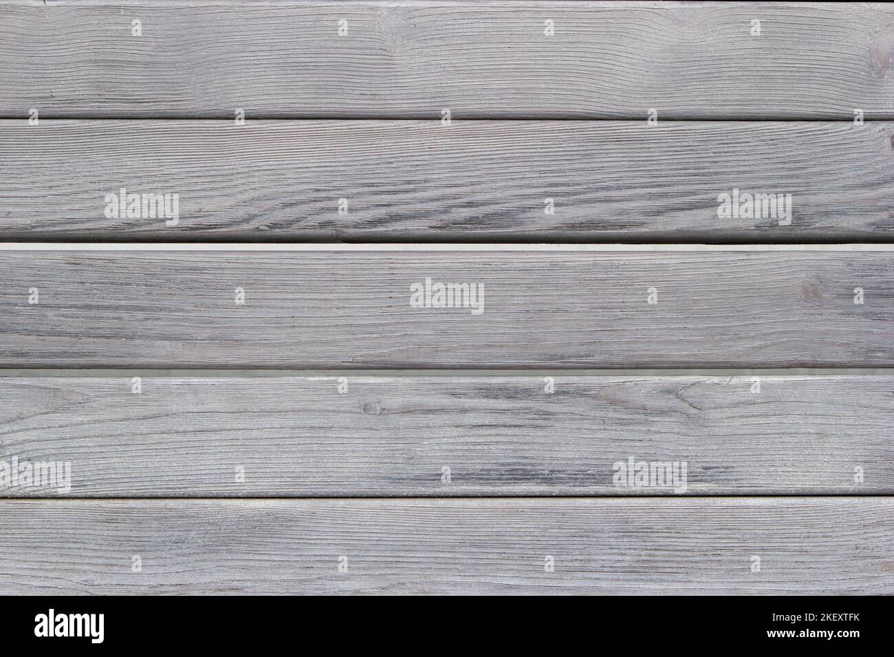 Textured background of gray wooden boards. Horizontal lines, top view ...