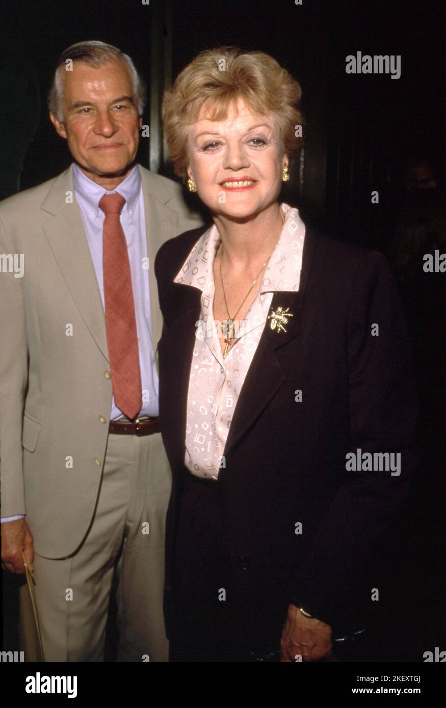 Angela Lansbury and Peter Shaw at the Italiana Television Honors ...