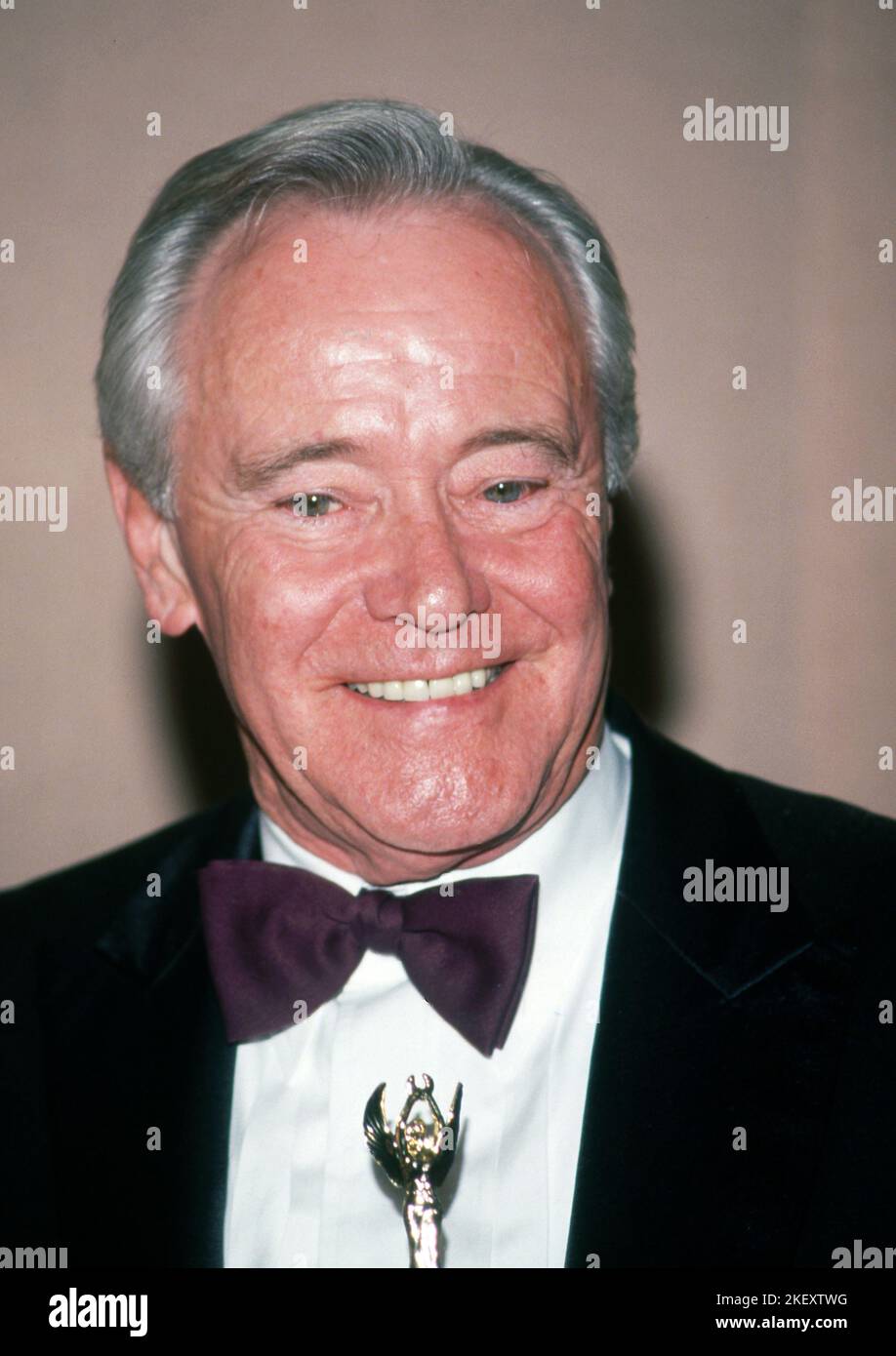 Jack Lemmon at the 48th Annual Golden Globe Awards at Beverly Hilton ...
