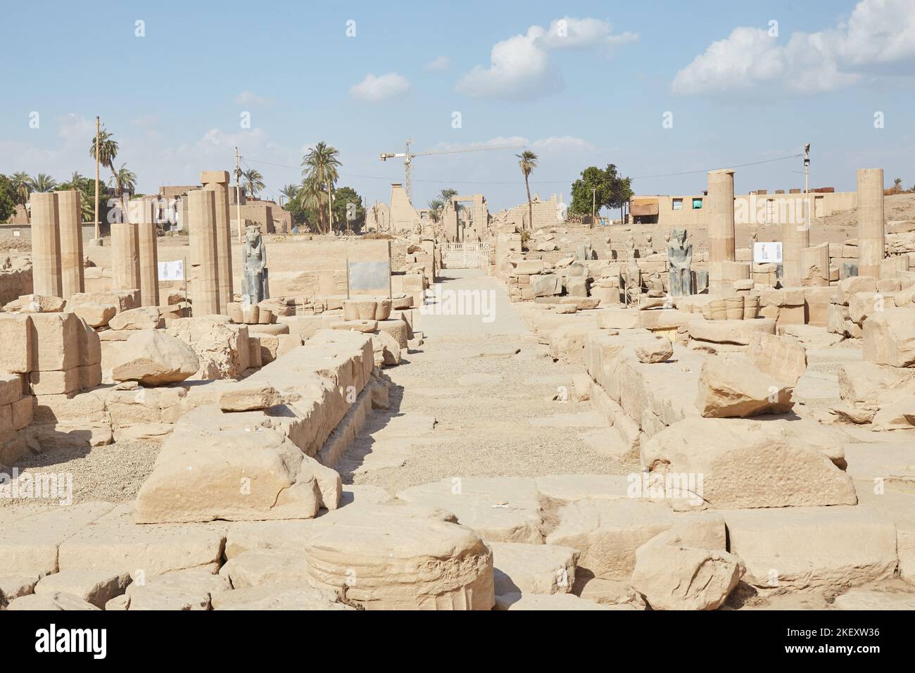 Karnak Temple's Precinct of Mut Stock Photo - Alamy