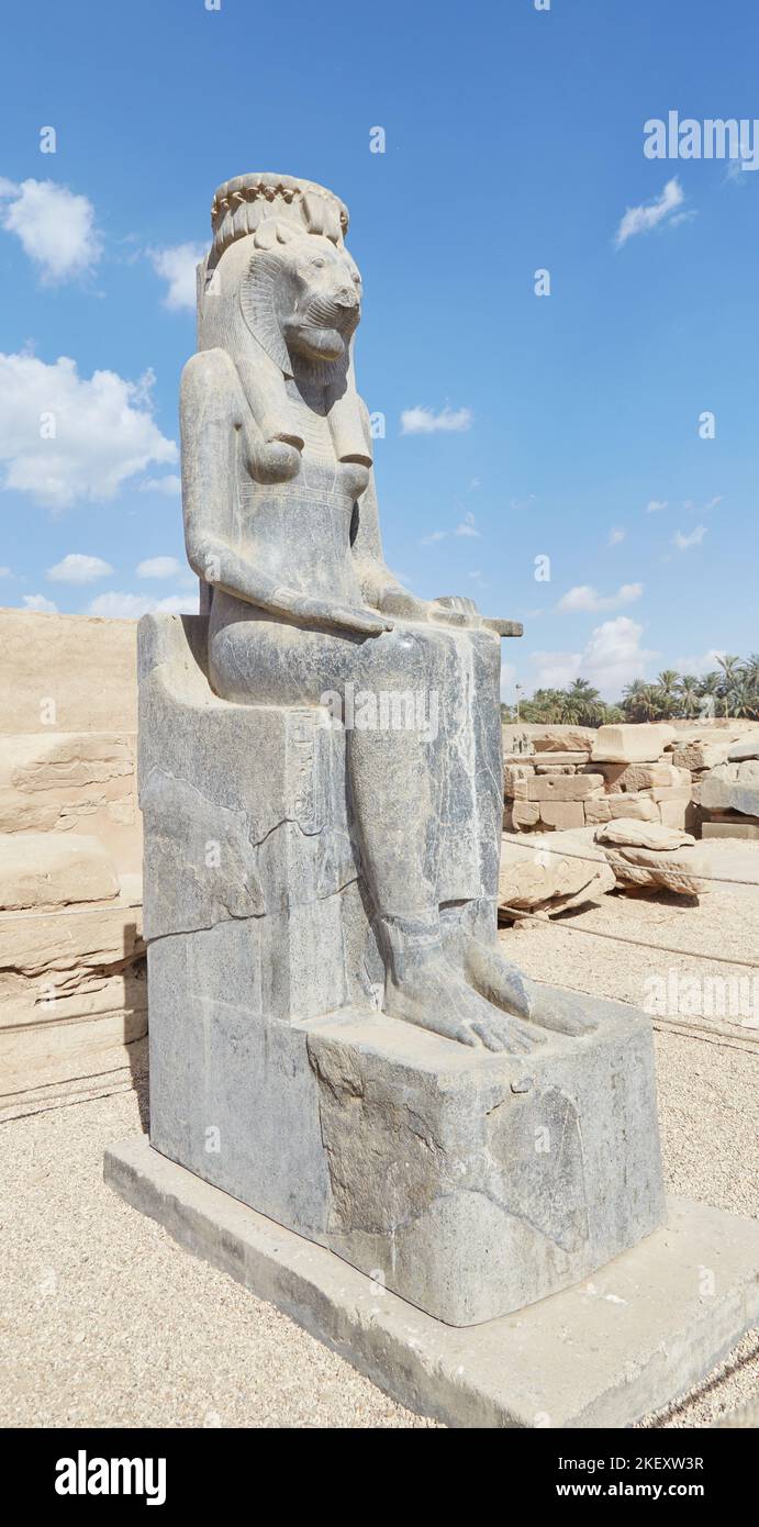 Karnak Temple's Precinct of Mut Stock Photo - Alamy