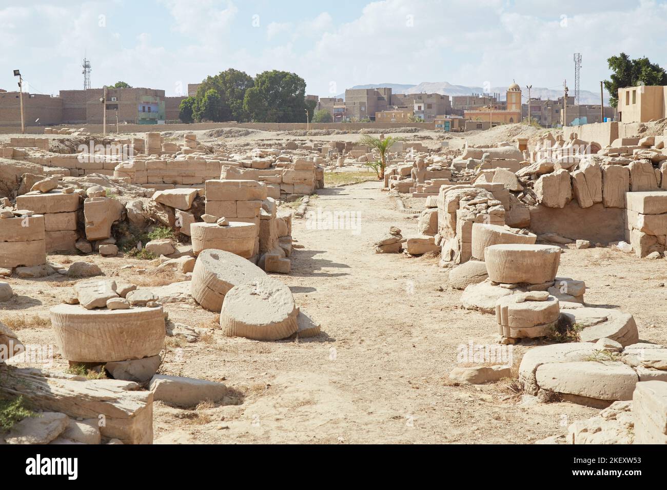 Karnak Temple's Precinct of Mut Stock Photo - Alamy
