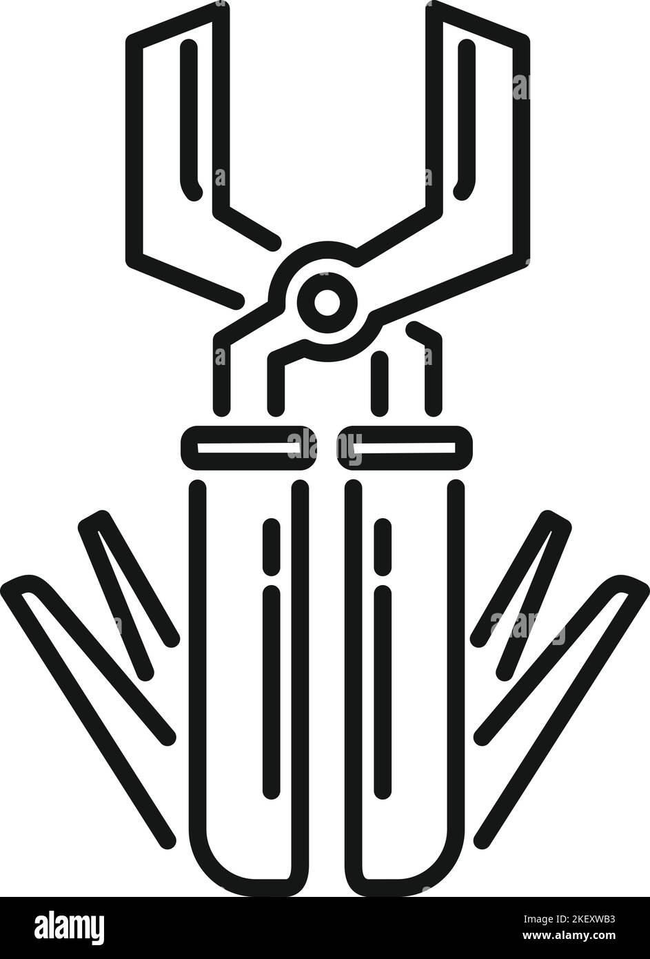 Pocket multitool icon outline Stock Vector Images - Alamy