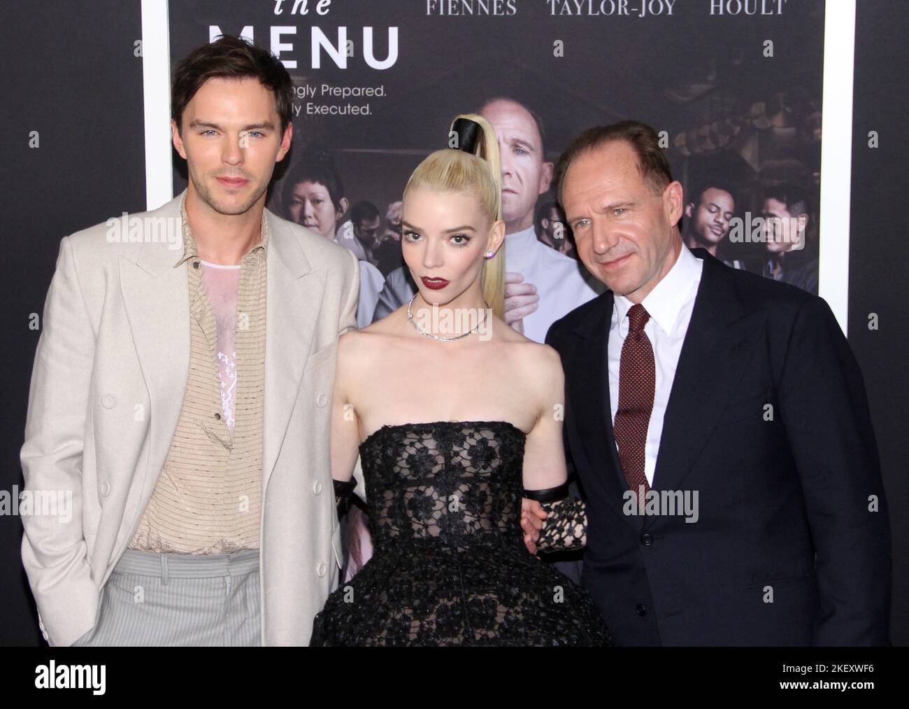 New York, NY, USA. 14th Nov, 2022. Anya Taylor-Joy, Nicholas Hoult and ...