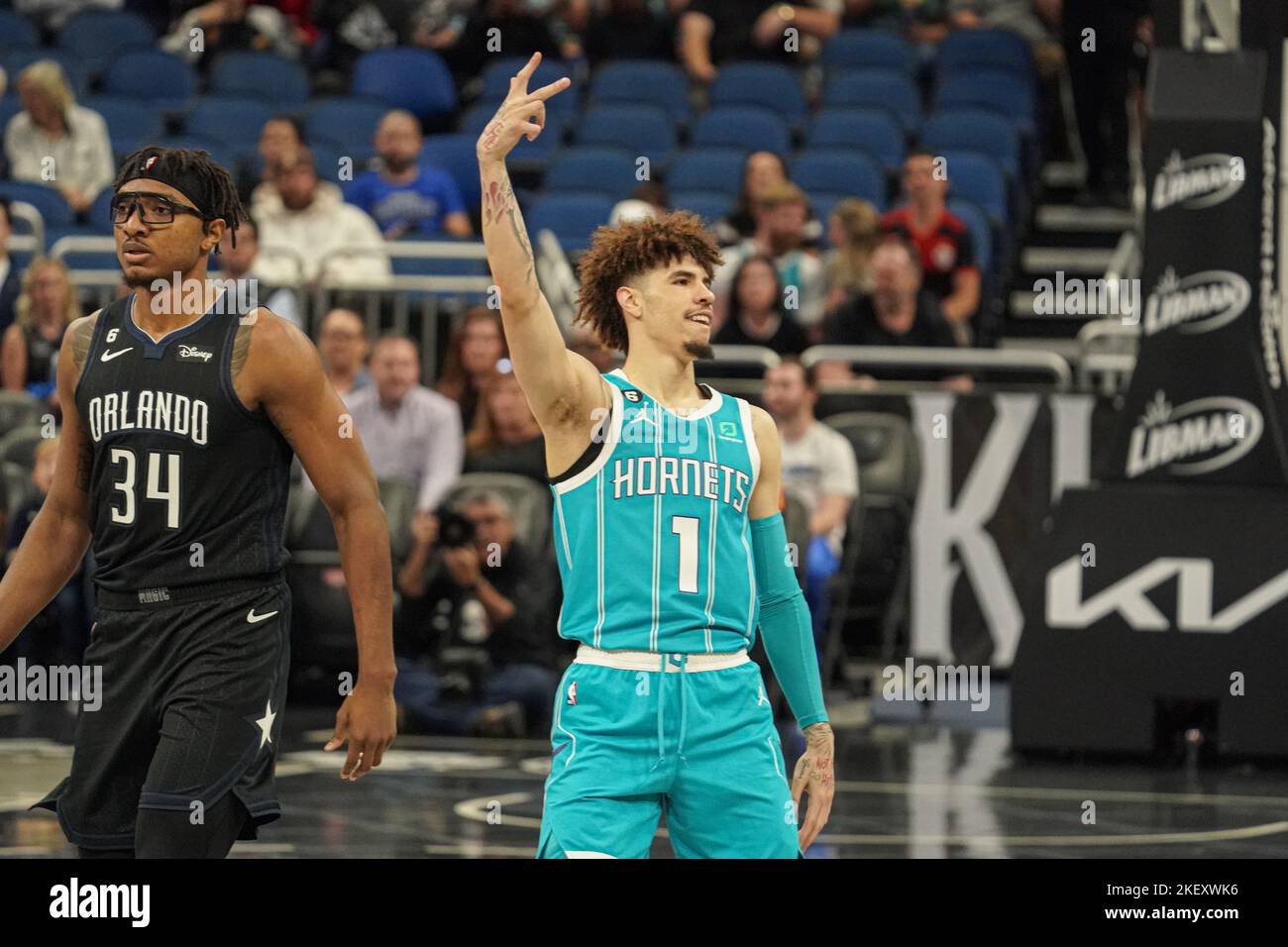 Orlando, Florida, USA, November 14, 2022, Charlotte Hornests Guard ...