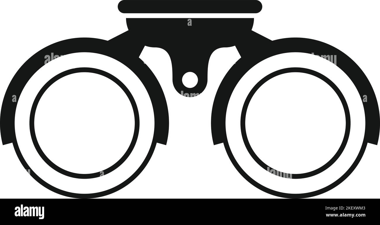 Check eye icon simple vector. Test eyesight. Clinic optical Stock ...