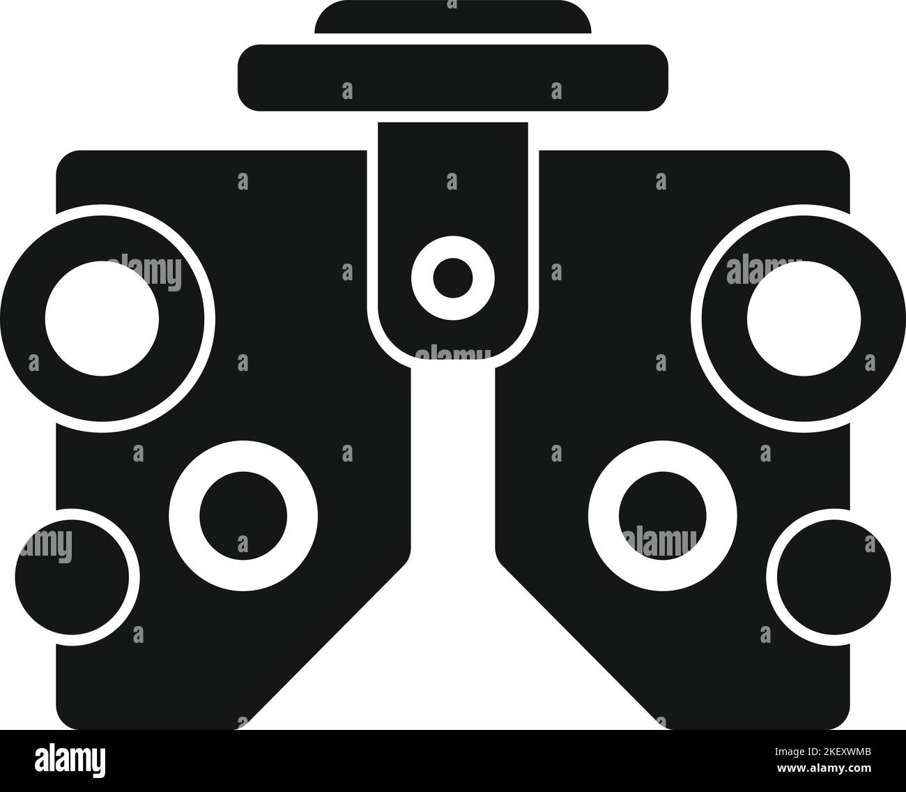 Vision test machine Stock Vector Images - Alamy