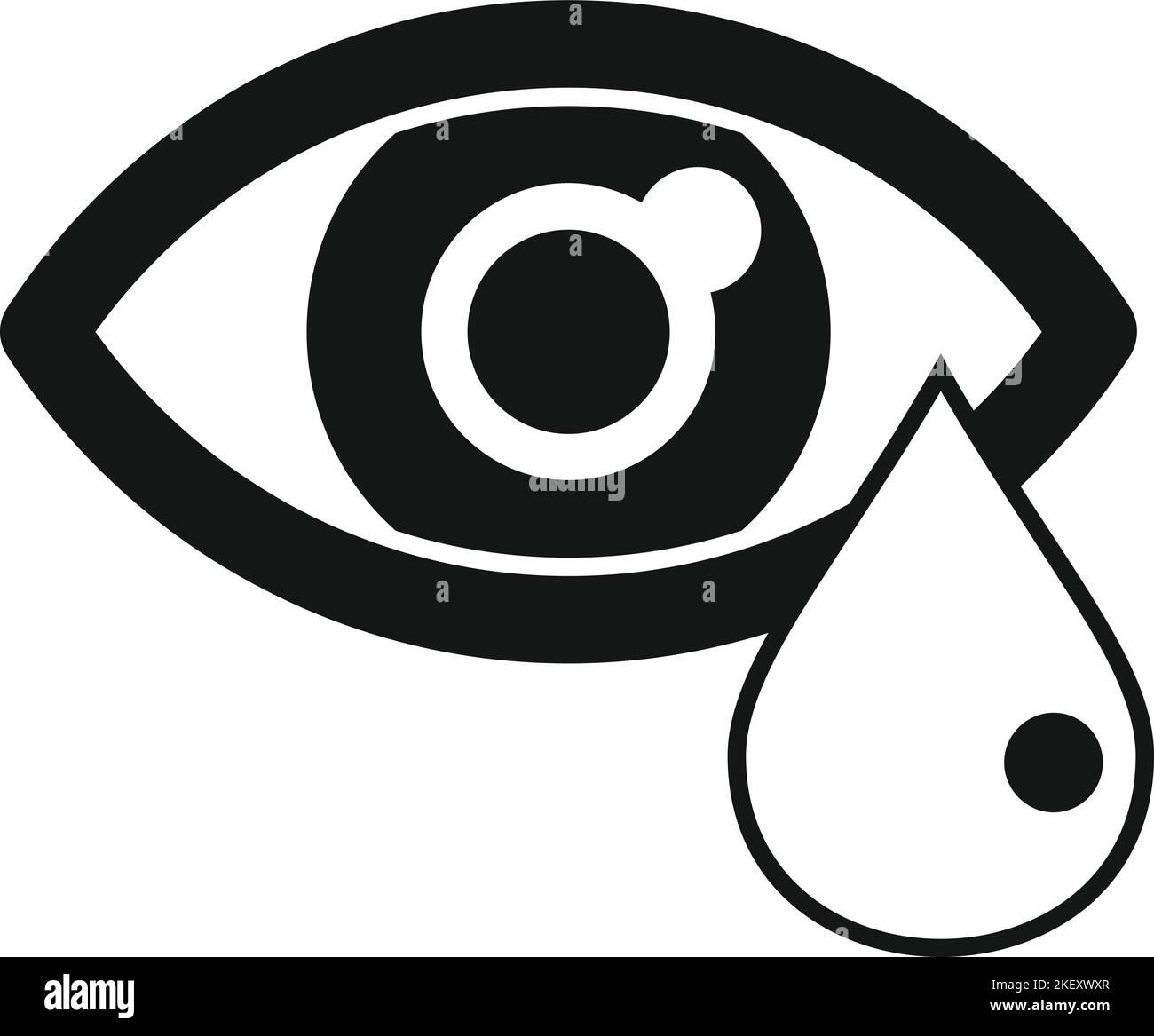 Eye drop icon simple vector. Test doctor. Clinic optical Stock Vector ...