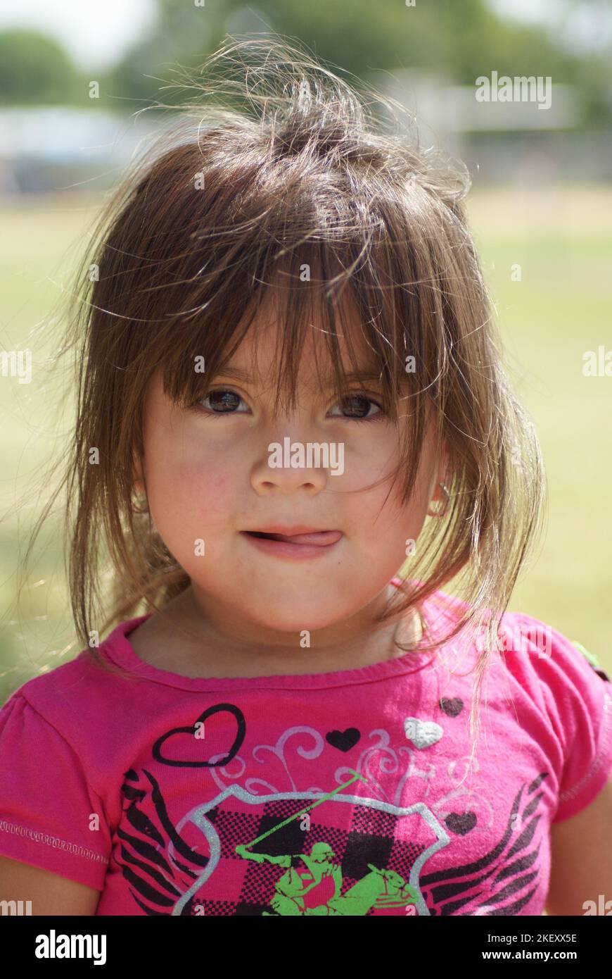 Hispanic Girl, Cute and Loveable Stock Photo - Alamy