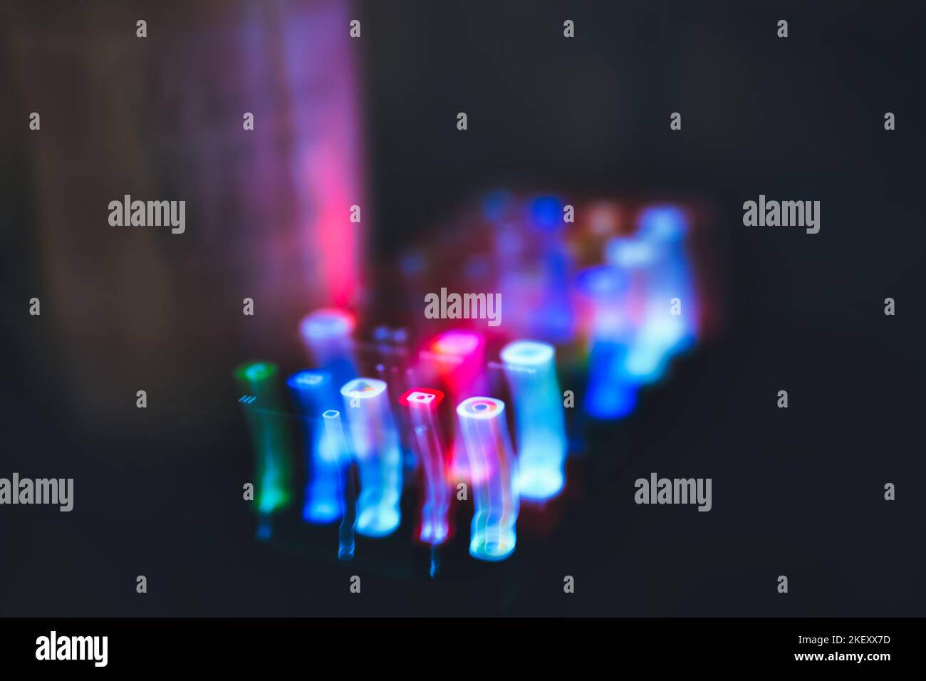 Neon glow in the dark party hi-res stock photography and images - Alamy