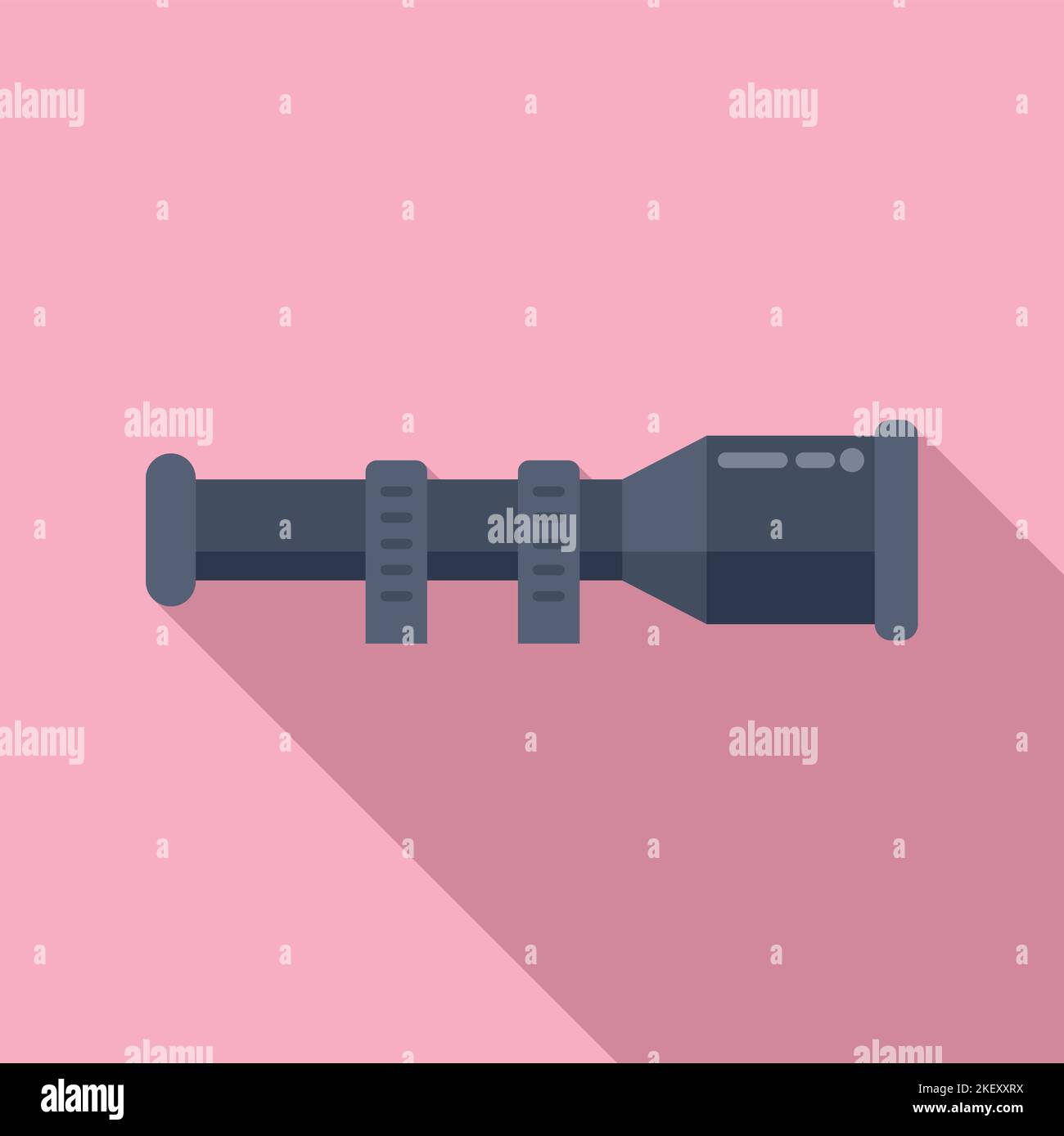 Cross scope icon flat vector. Rifle gun. Sniper military Stock Vector ...