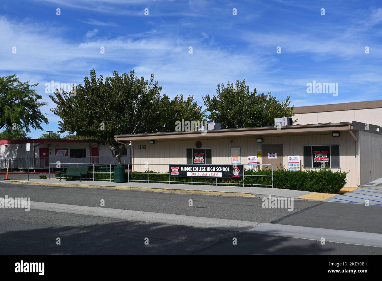SANTA ANA, CALIFORNIA - 11 NOV 2022: Middle College High School ...
