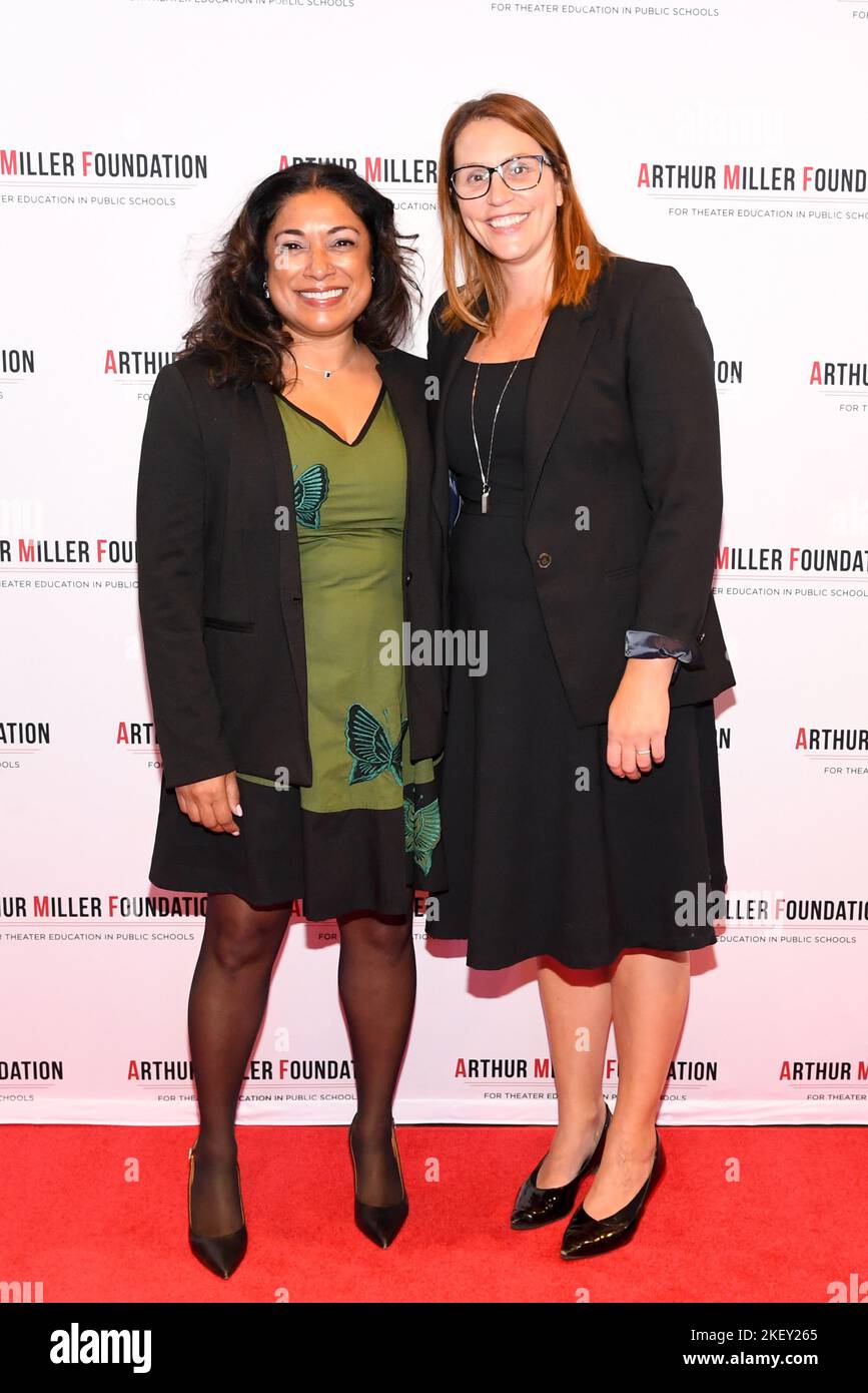 New York, NY, on November 14, 2022. Sobha Kavanakudiyil and Dr ...