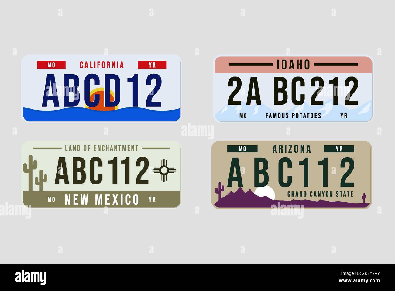 Car number plate letter Stock Vector Images - Alamy