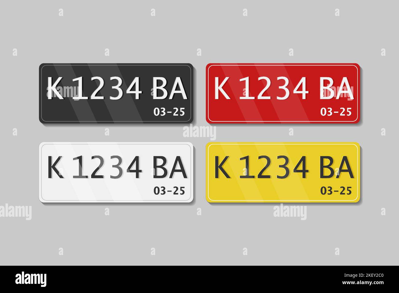 United states license plate Stock Vector Images - Alamy