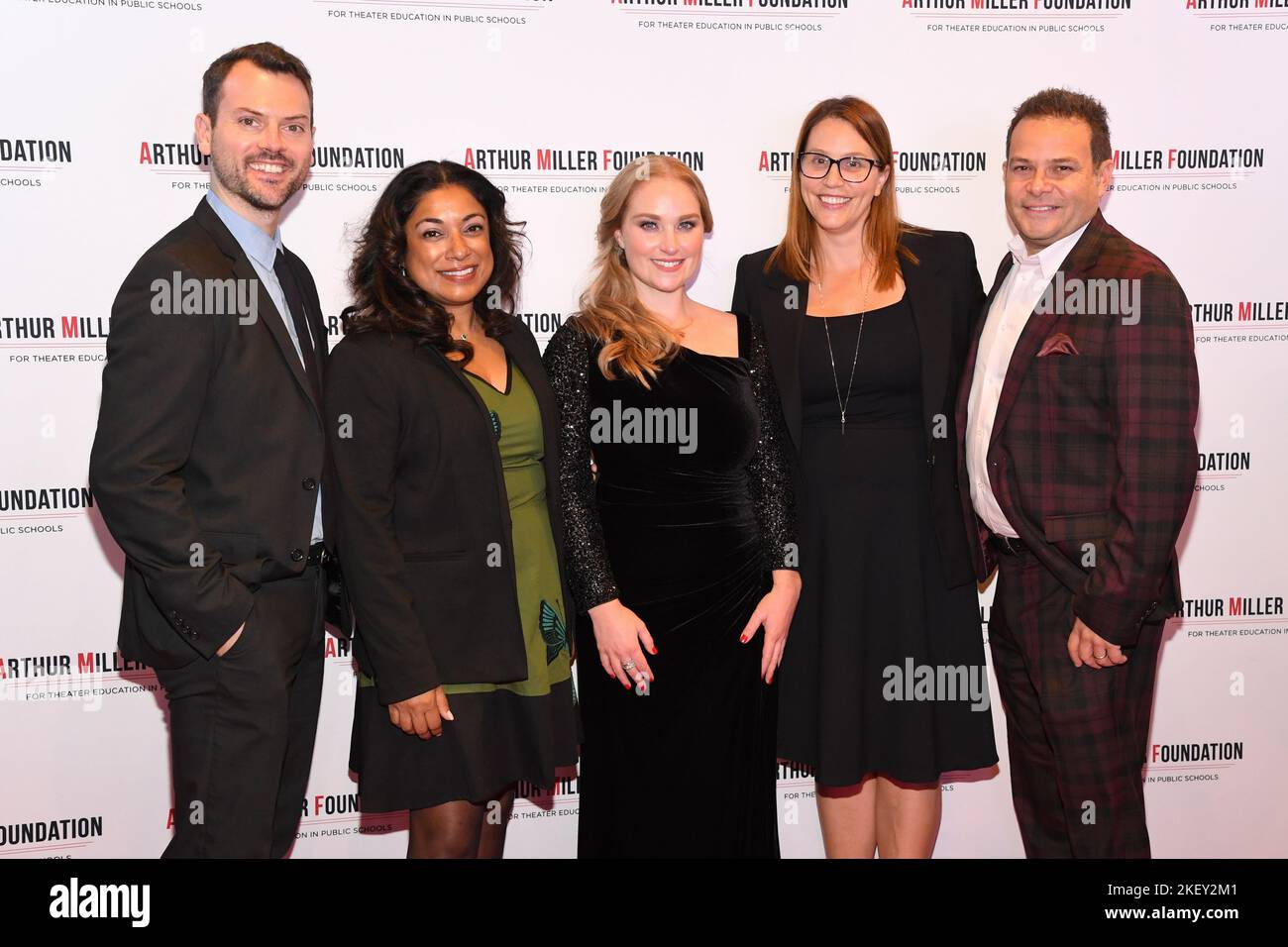 New York, USA. 14th Nov, 2022. Daryl Embry, Sobha Kavanakudiyil, Jaime ...