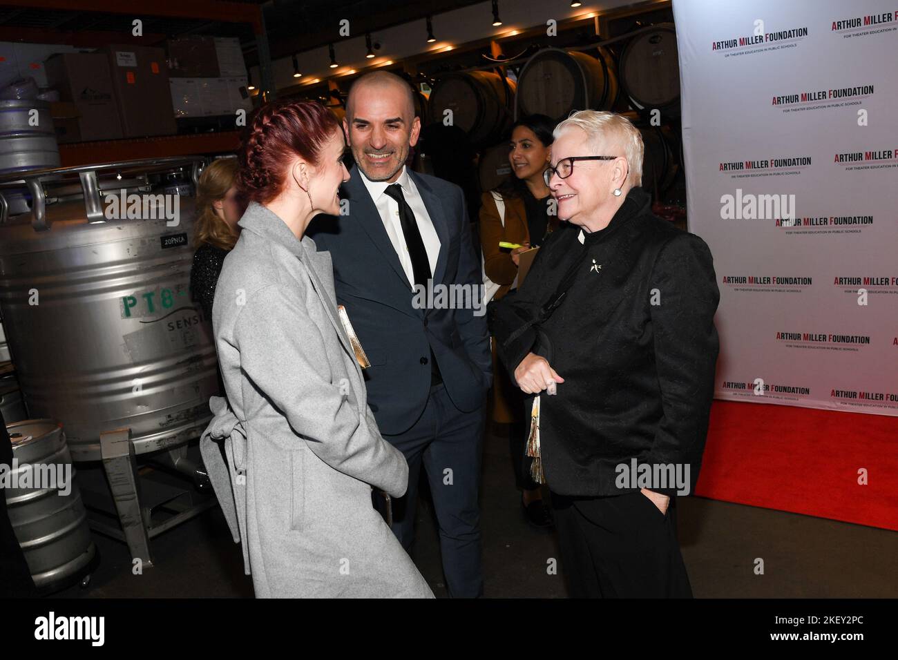 New York, USA. 14th Nov, 2022. Sean Cercone and Paula Vogel attend The ...