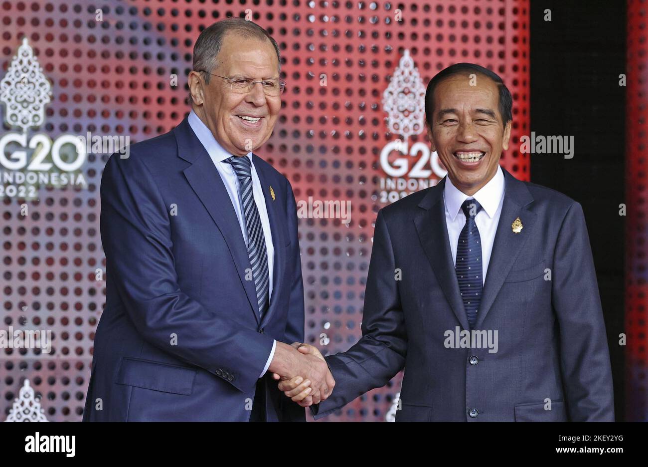 Bali, Indonesia, Nov. 15, 2022. Russian Foreign Minister Sergey Lavrov ...