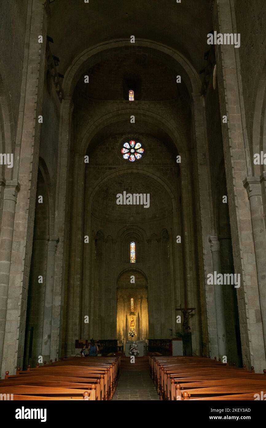 La Seu d'Urgell Cathedral. Catalan Romanesque architecture. 12th cent ...