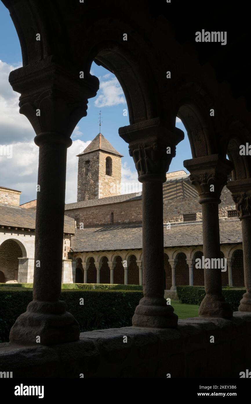 La Seu d'Urgell Cathedral. Catalan Romanesque architecture. 12th cent ...
