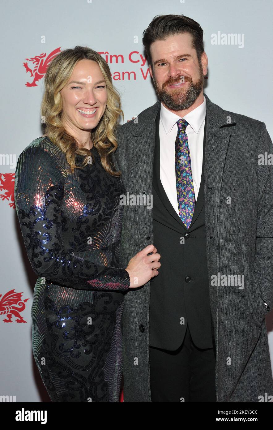 New York, USA. 14th Nov, 2022. L-R: Melissa Swarberg and Brian Swarberg ...