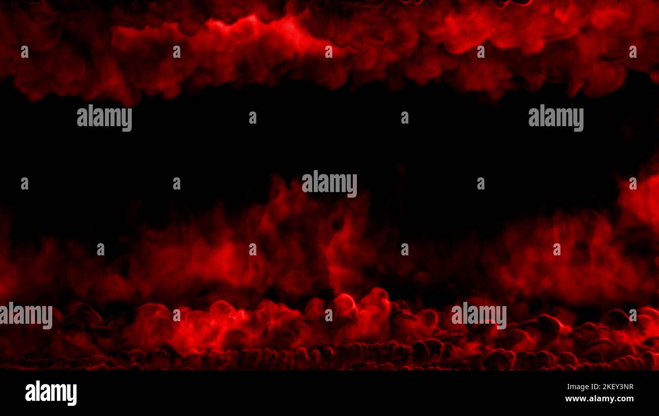 cute red scary Halloween smoke or night clouds bg, isolated - abstract ...