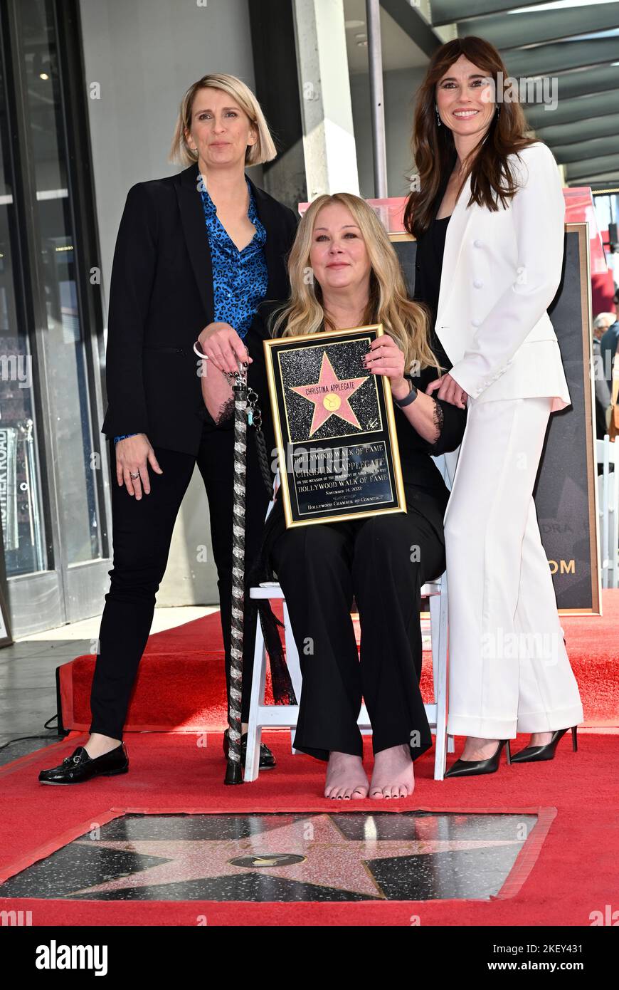 Los Angeles, USA. 14th Nov, 2022. Liz Feldman, Christina Applegate ...