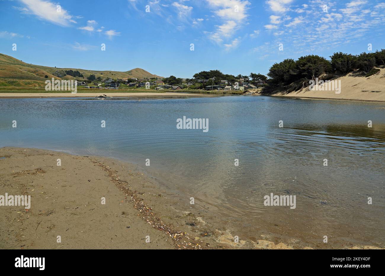 On Salmon Creek - California Stock Photo - Alamy