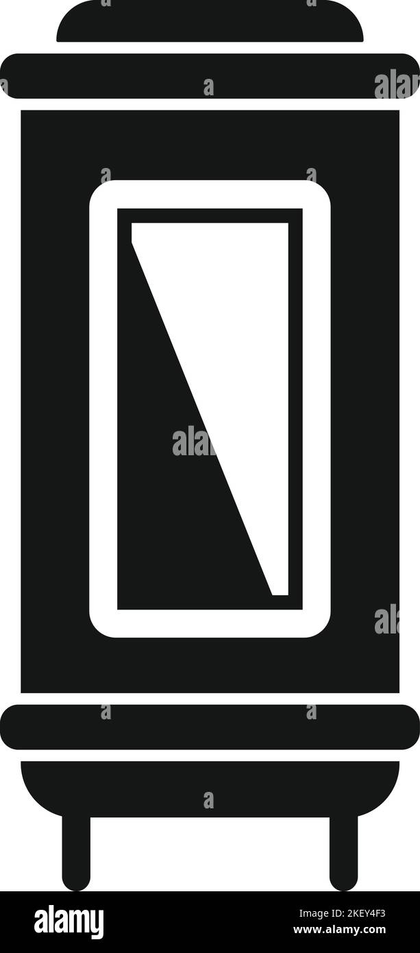 Pharmaceutical press machine icon simple vector. Automatic action ...