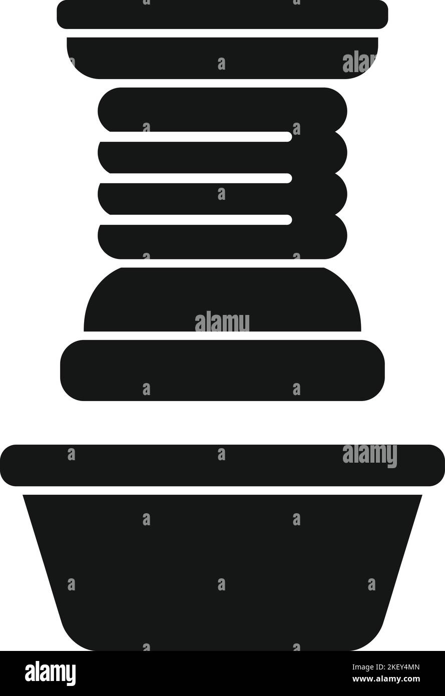 Machine production icon simple vector. Press factory. Action plant ...