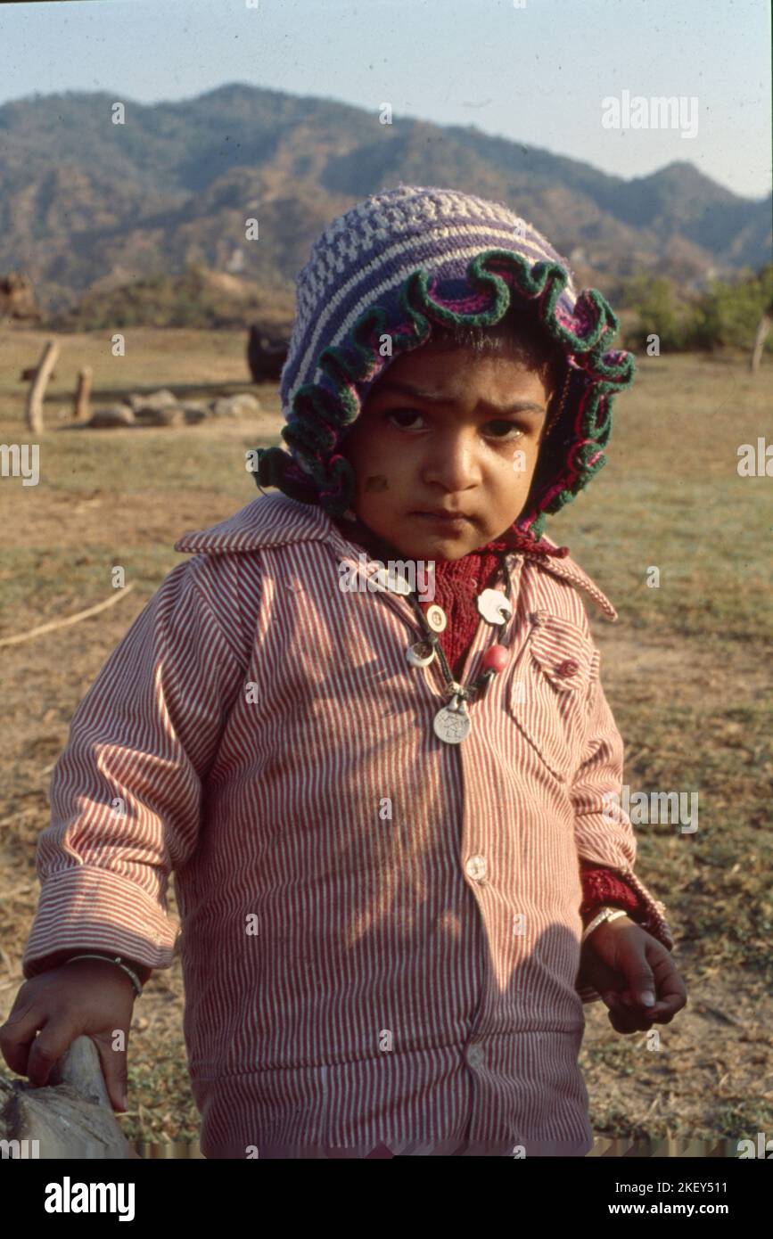 Rural Child in Farm, India Stock Photo - Alamy