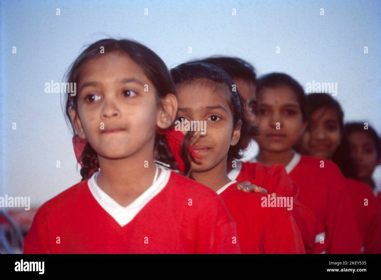 Children in Parade, National Games, Pune, India Stock Photo - Alamy