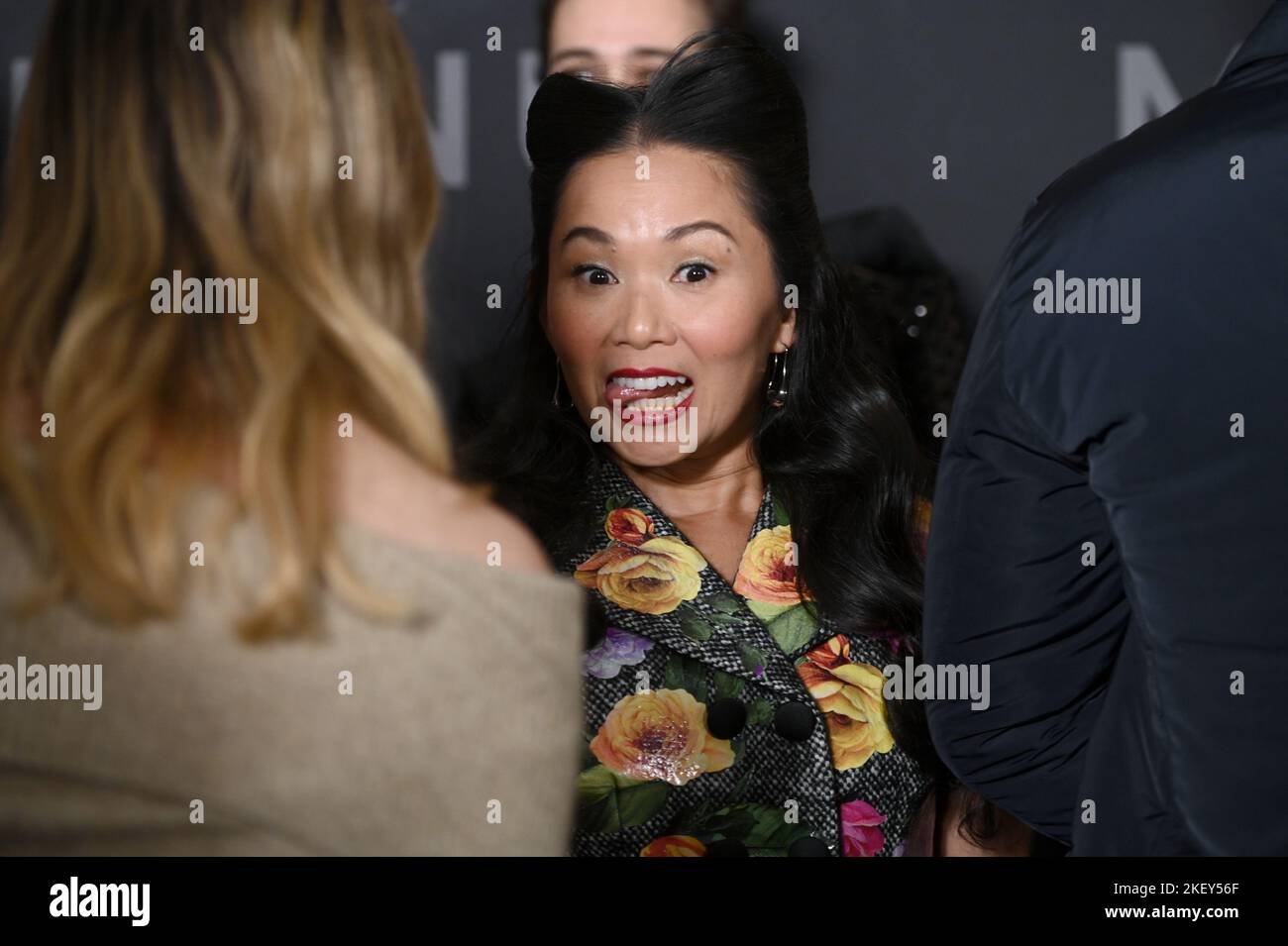 New York, NY, November 14, 2022. Hong Chau walks the red carpet for ...