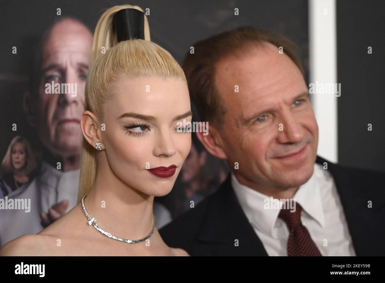 New York, NY, November 14, 2022. (L-R) Anya Taylor-Joy and Ralph ...