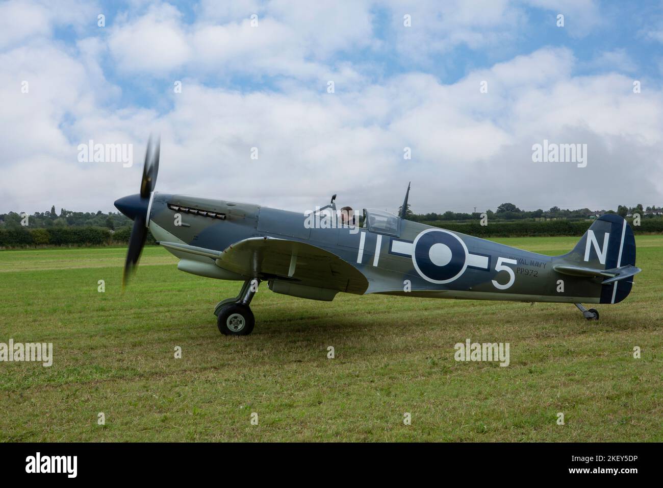Leicester, united kingdom, 05, September 2015 ww2 Supermarine Seafire ...